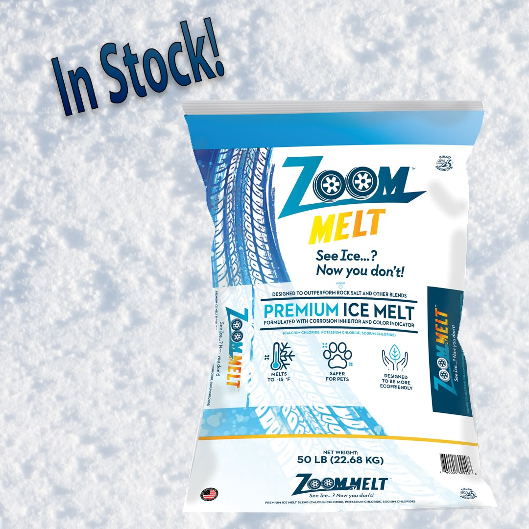 50 lb Zoom Melt Premium Ice Melt Blend – NH Ice Melt Warehouse